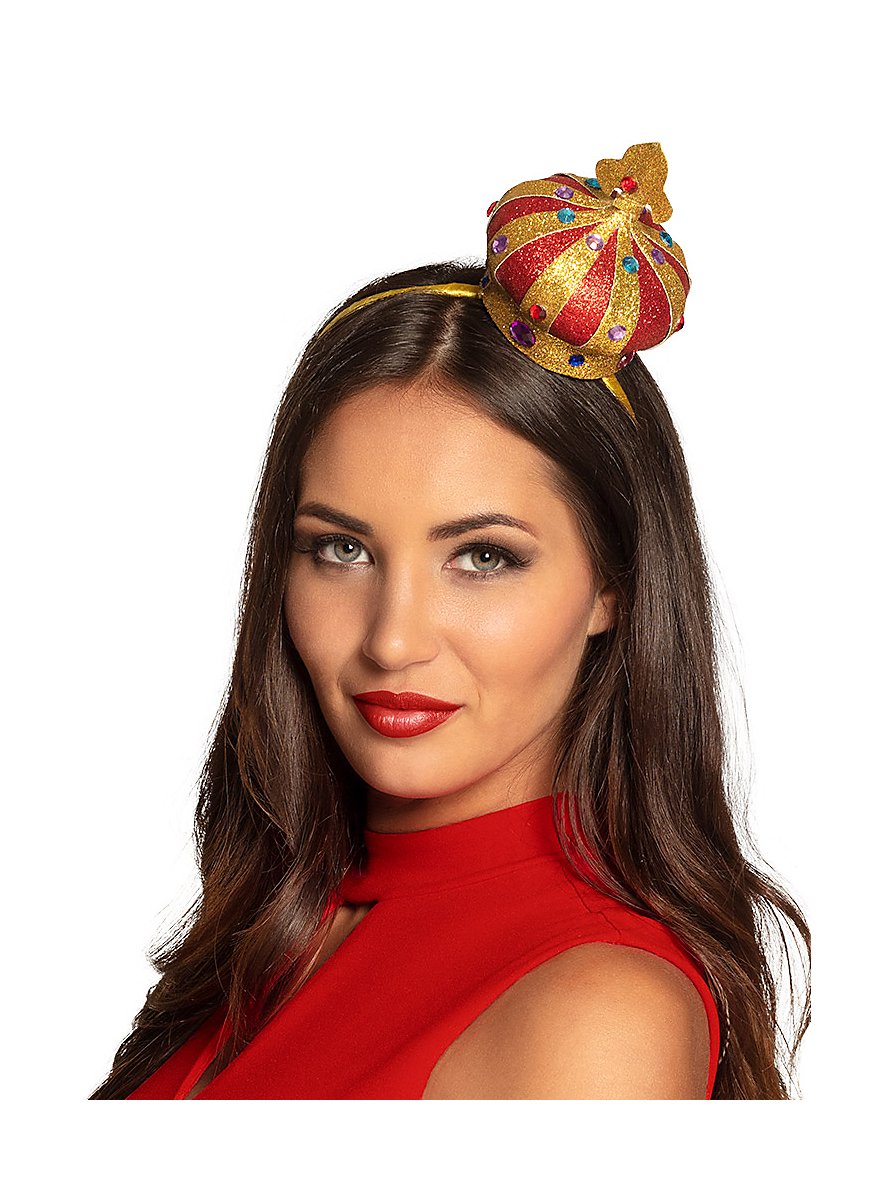 Little empress crown on headband - maskworld.com