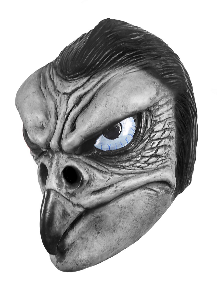 Máscara De Águila Gris De Látex - maskworld.com