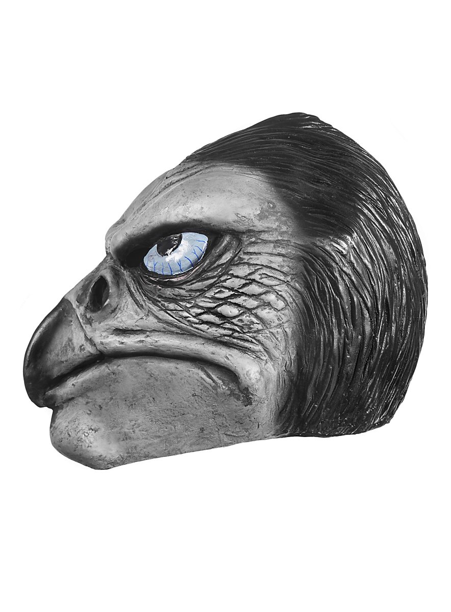 Máscara De Águila Gris De Látex - maskworld.com