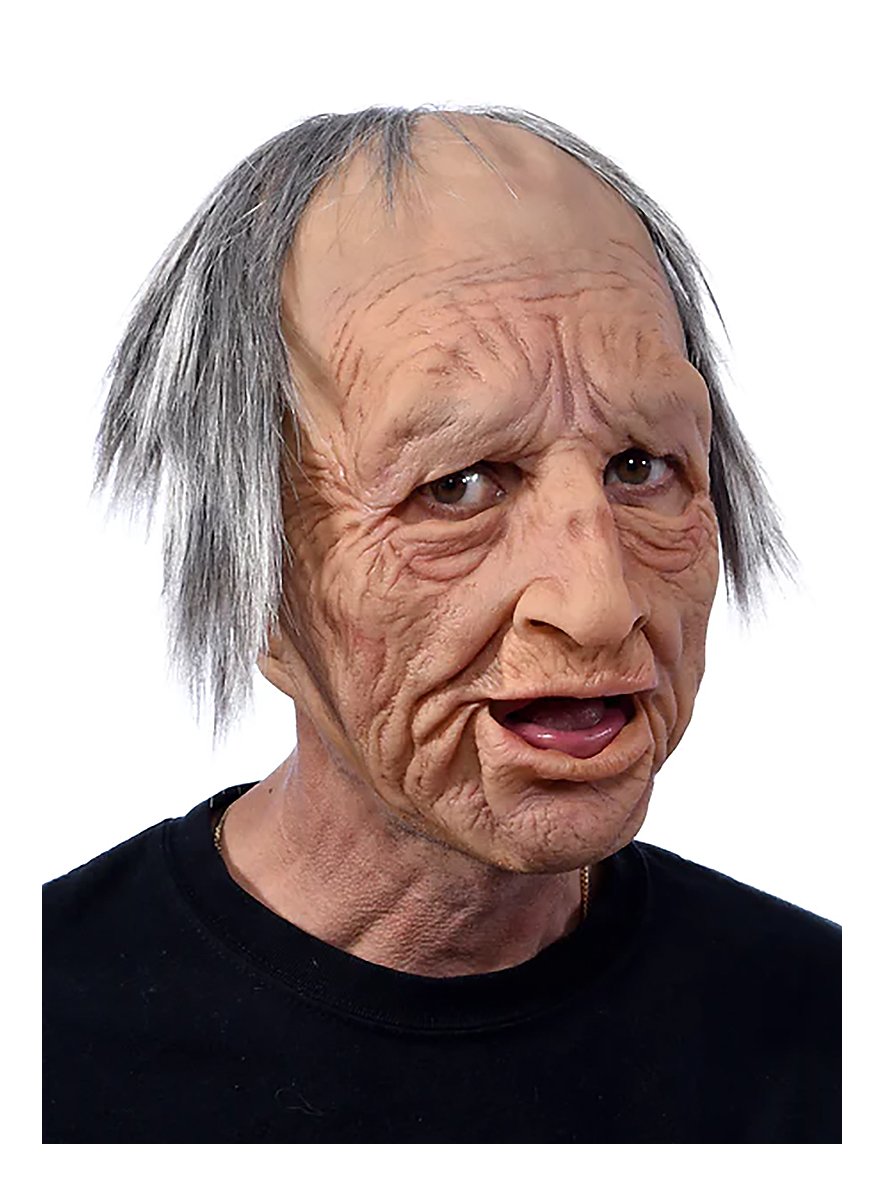 Máscara De Anciano Decrépito De Látex - maskworld.com