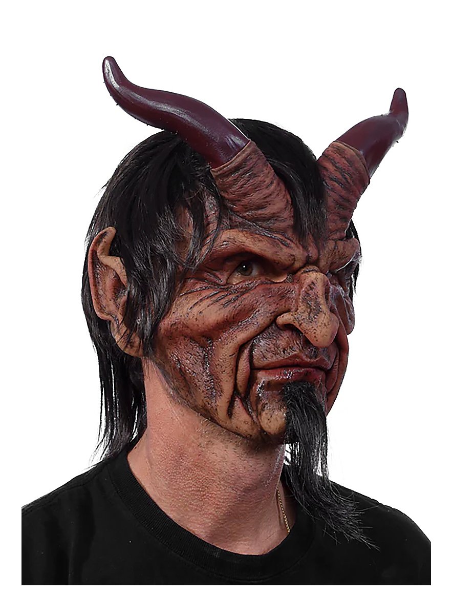 Máscara De Lucifer Con Cuernos - maskworld.com