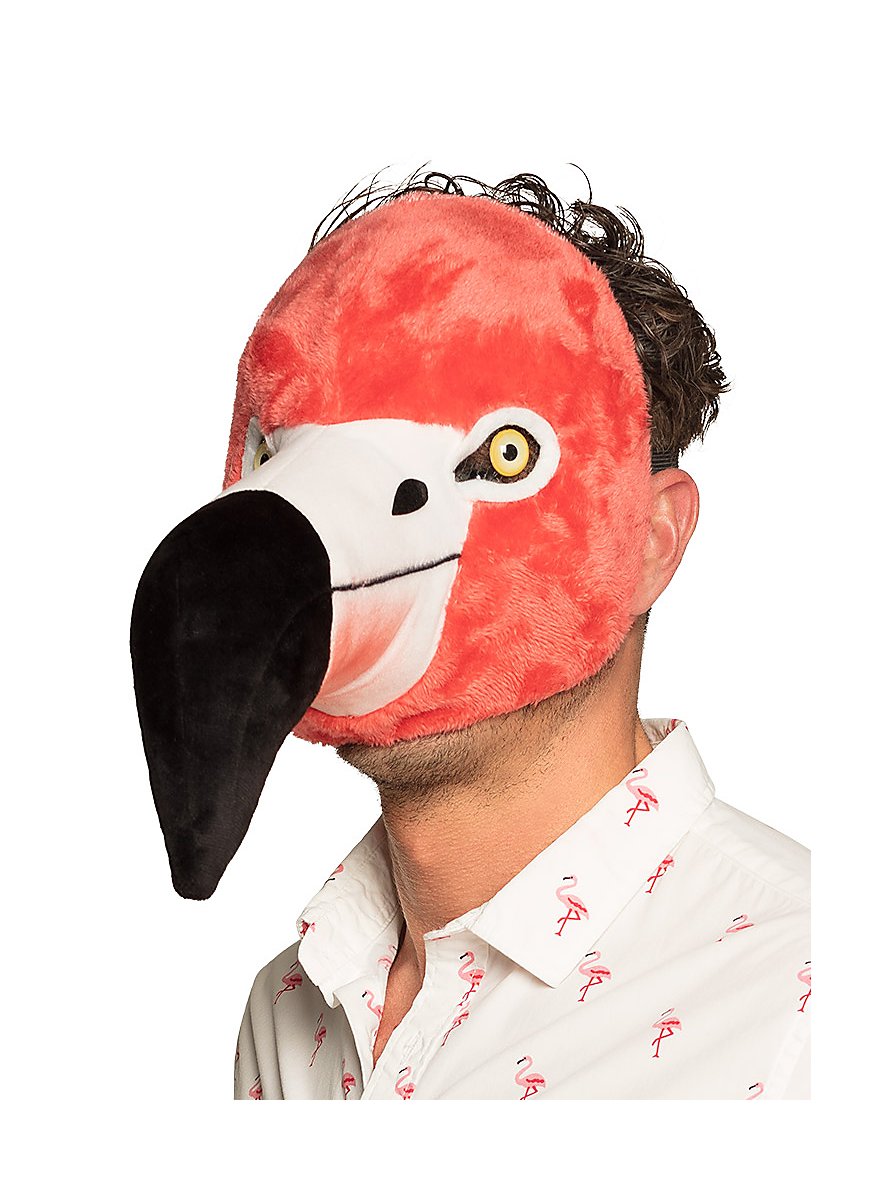 Máscara De Peluche Flamenco - maskworld.com