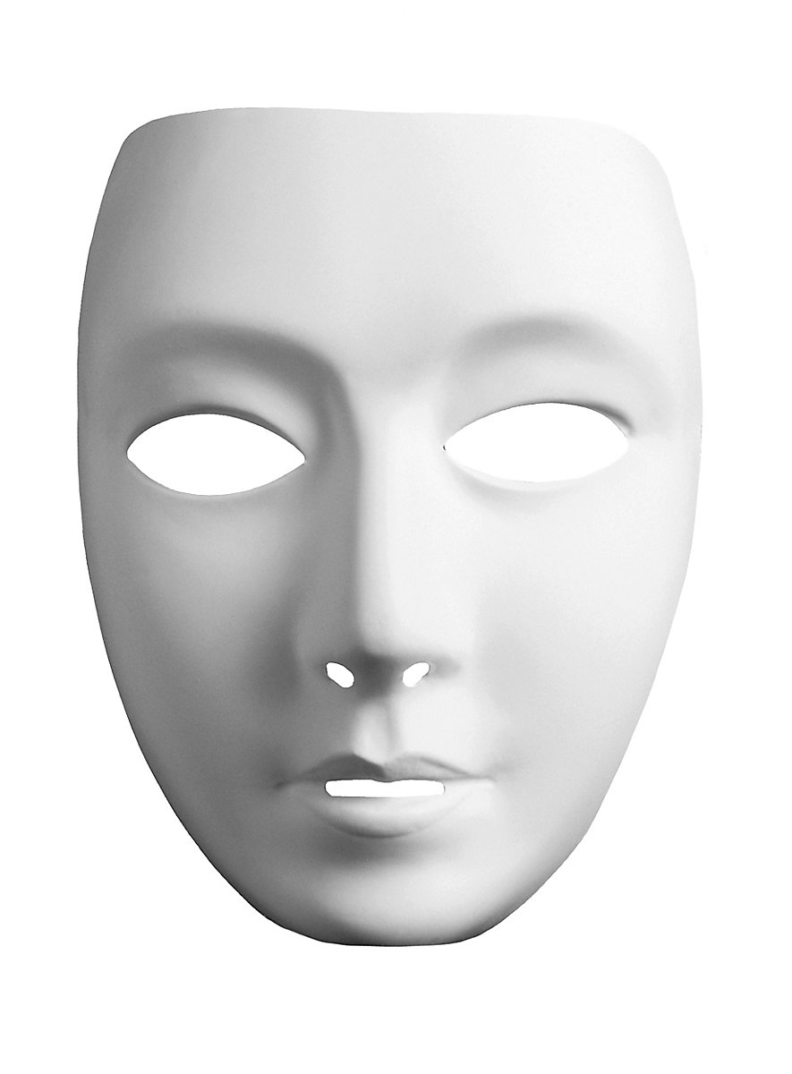 Máscara Neutra Rostro De Mujer - maskworld.com