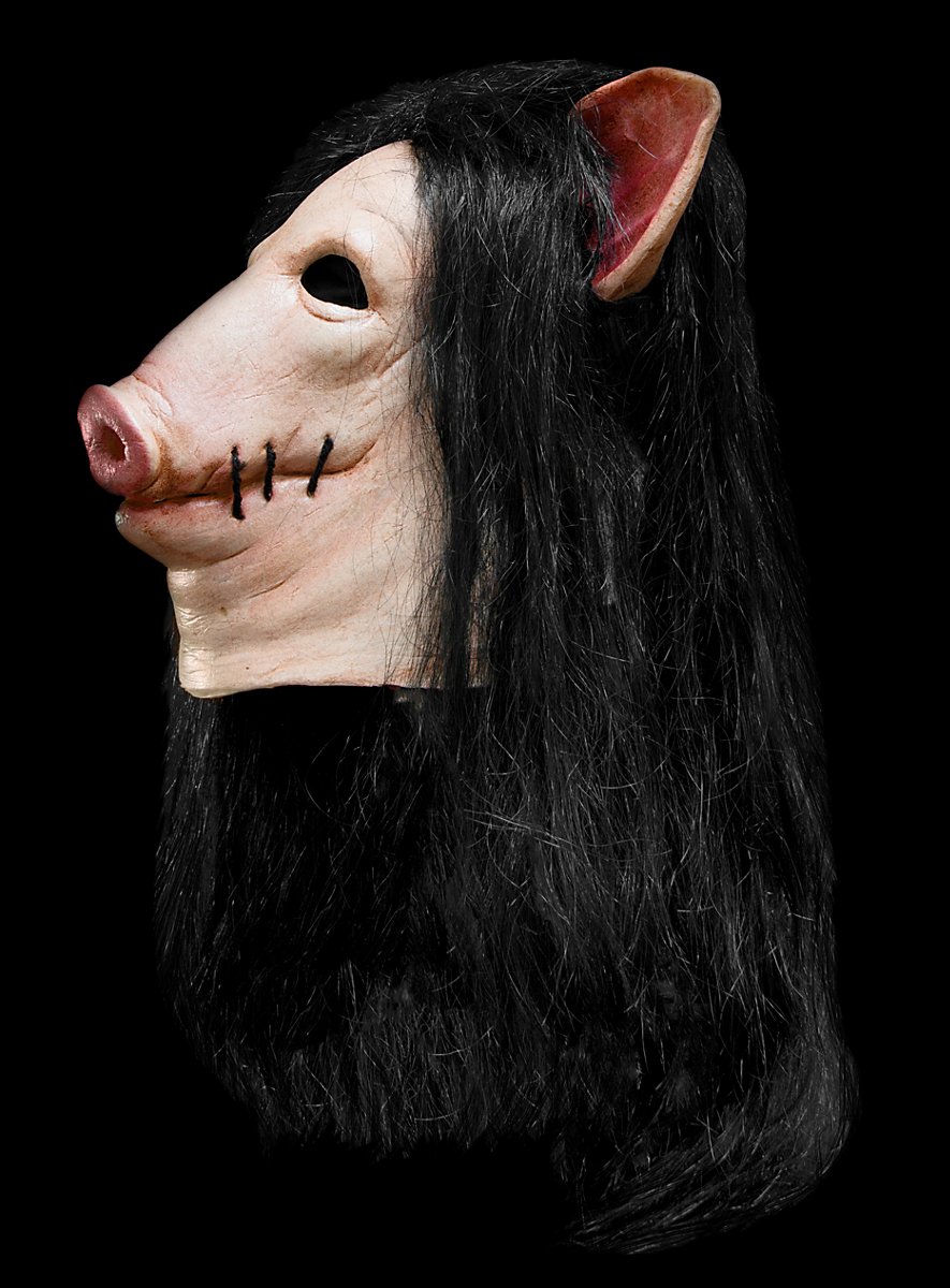 Máscara Original Saw Pig Deluxe de Cerdo de Látex - maskworld.com