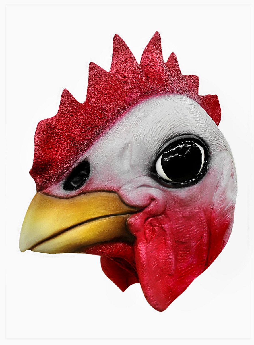 Maschera da pollo pazzo - maskworld.com