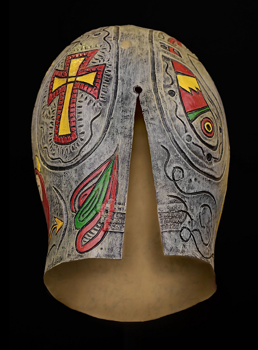 Maschera da zombie in lattice Dia de los Muertos - maskworld.com