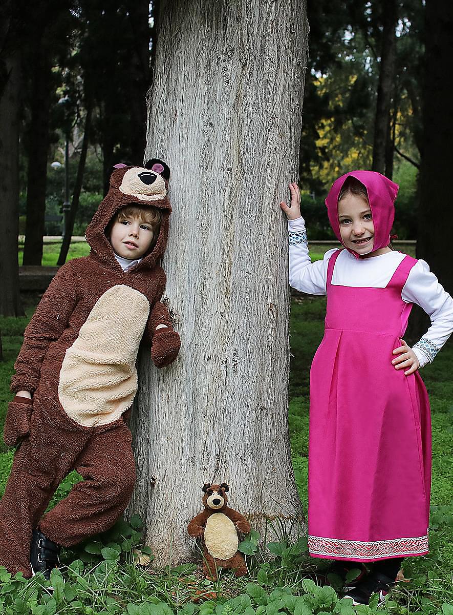 Masha And The Bear - Masha Costume For Children - maskworld.com