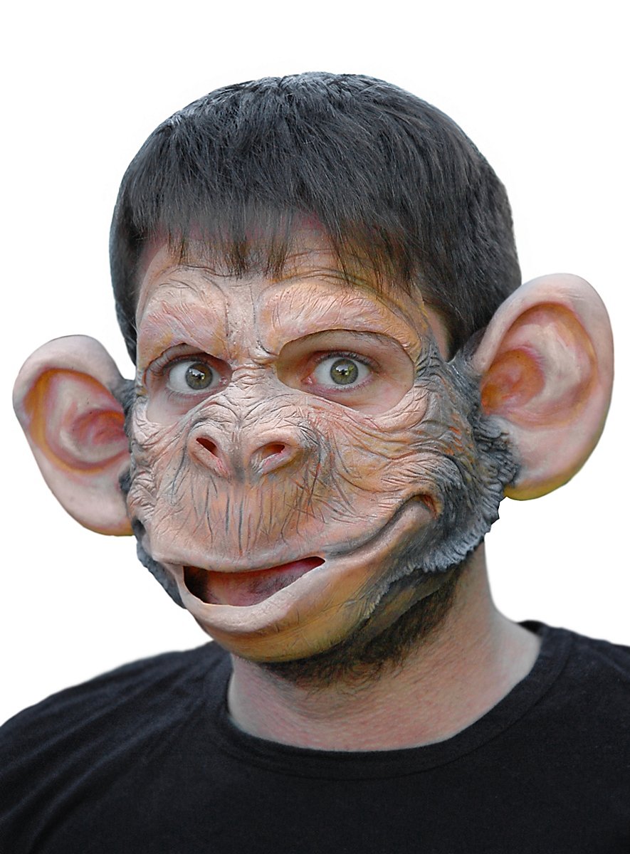 Masque de singe avec de grandes oreilles - maskworld.com