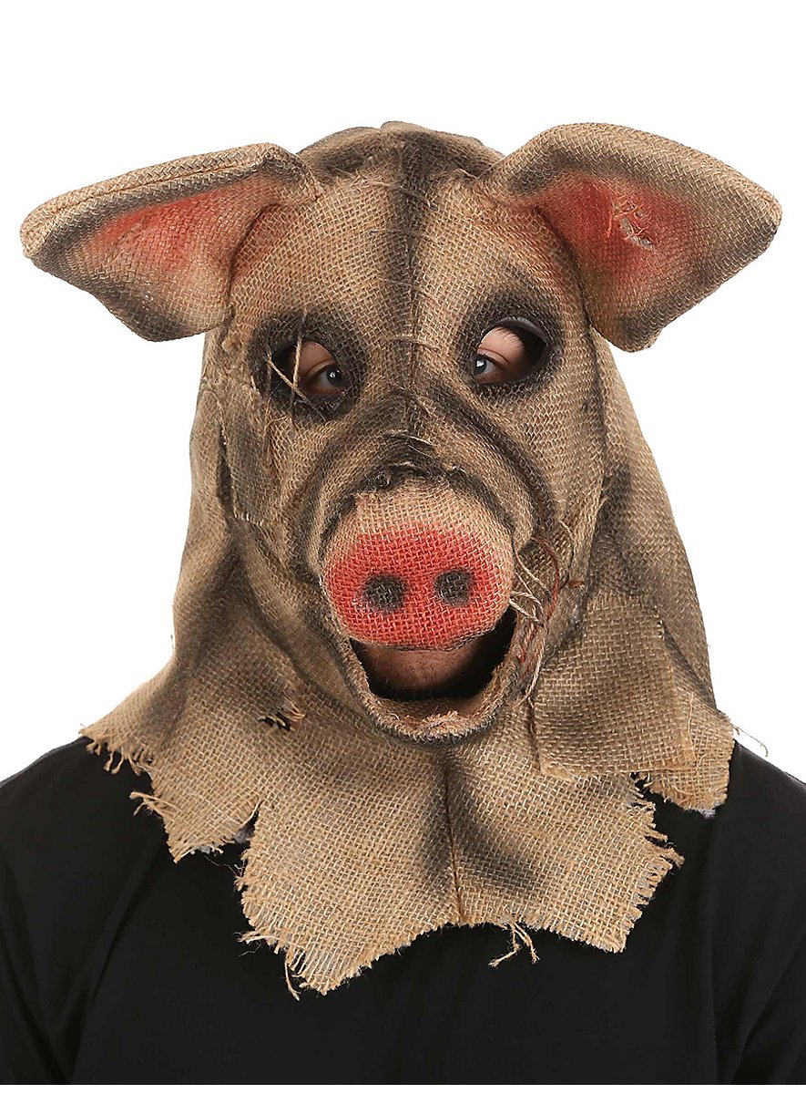 Masque d'épouvantail de porc - maskworld.com