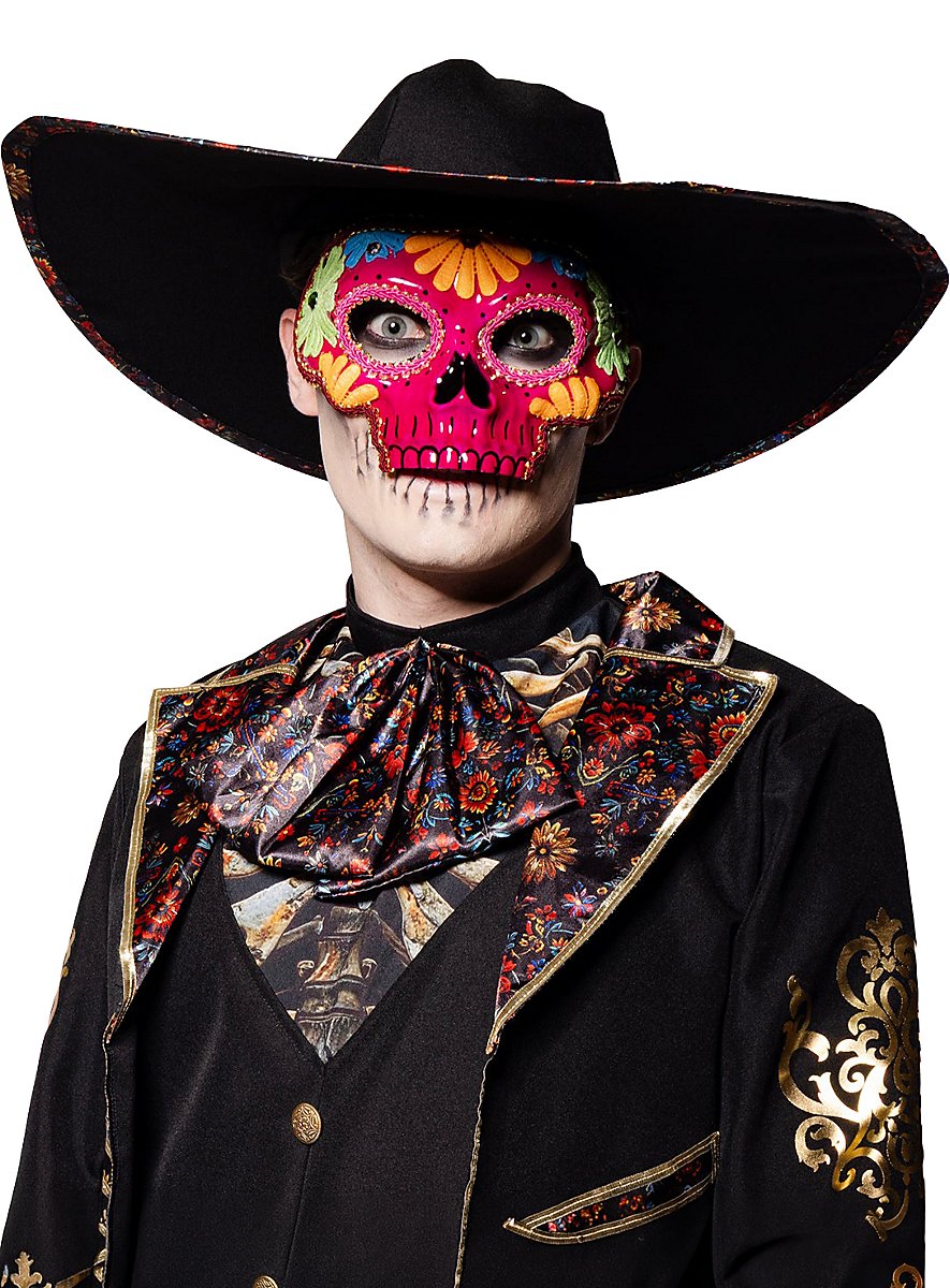 Masque Sugar Skull rose - maskworld.com