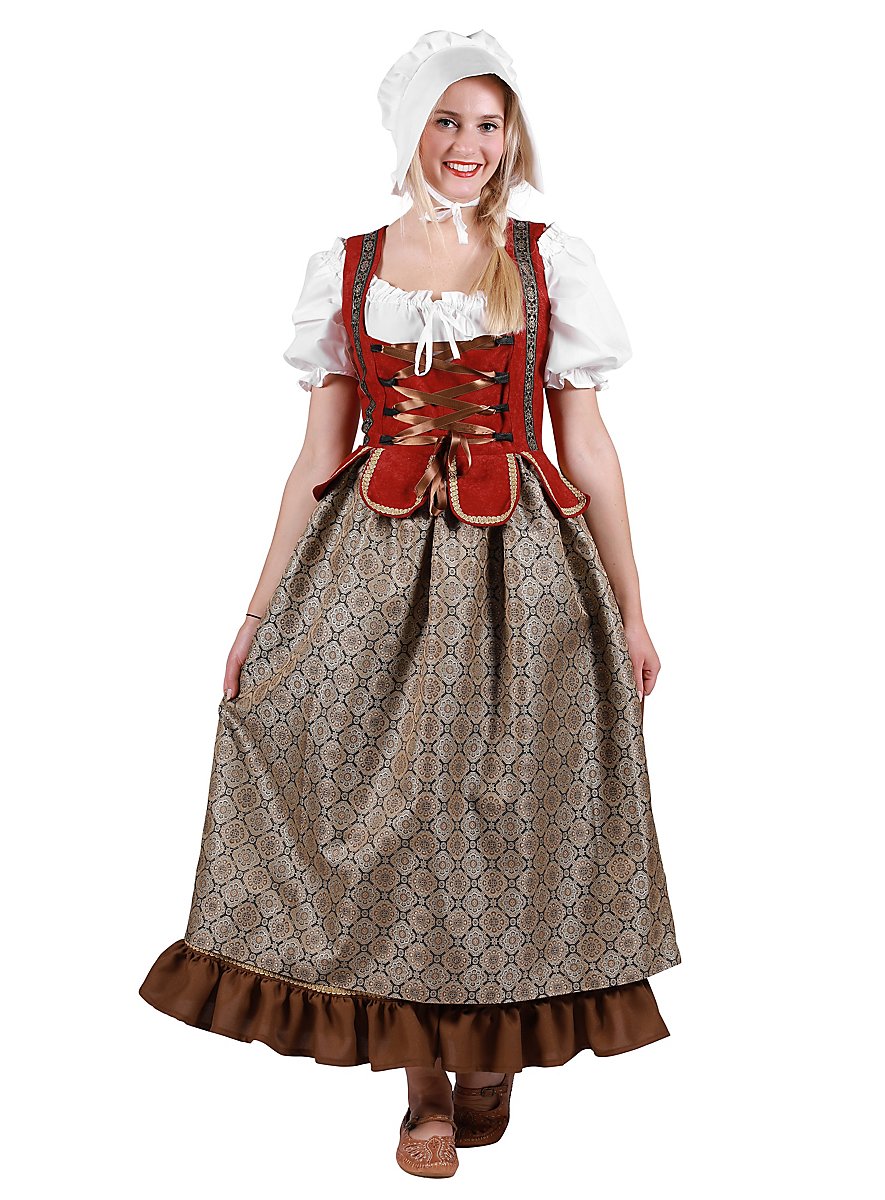 Medieval burgher's daughter costume - maskworld.com