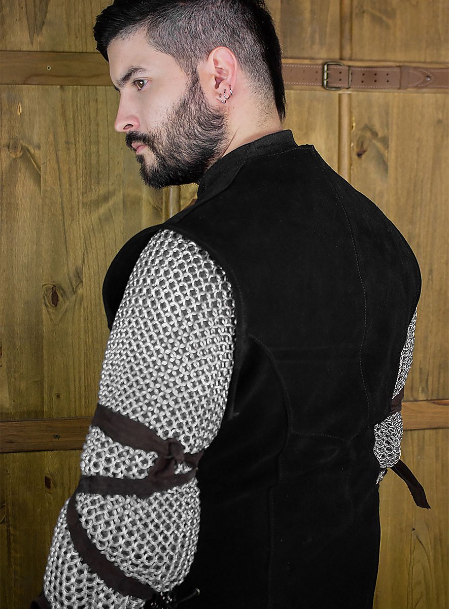 Medieval tabard Crusader - Hermann, black - maskworld.com