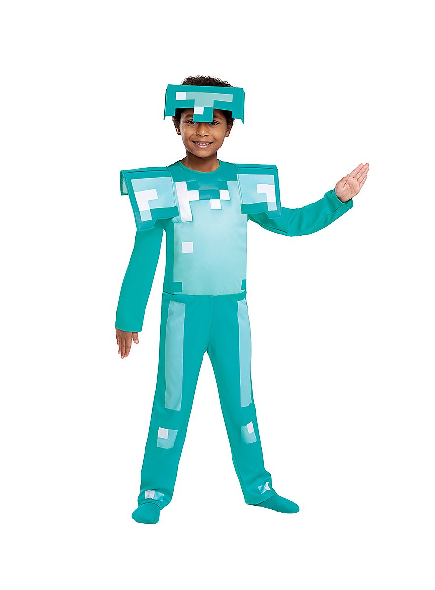 Minecraft - Diamond Armor Costume for Kids - maskworld.com