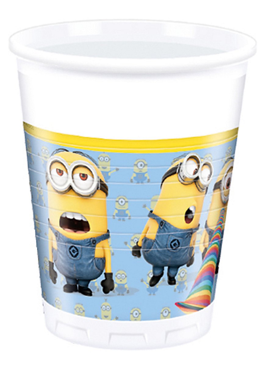 Minions drinking cups 8 pieces - maskworld.com