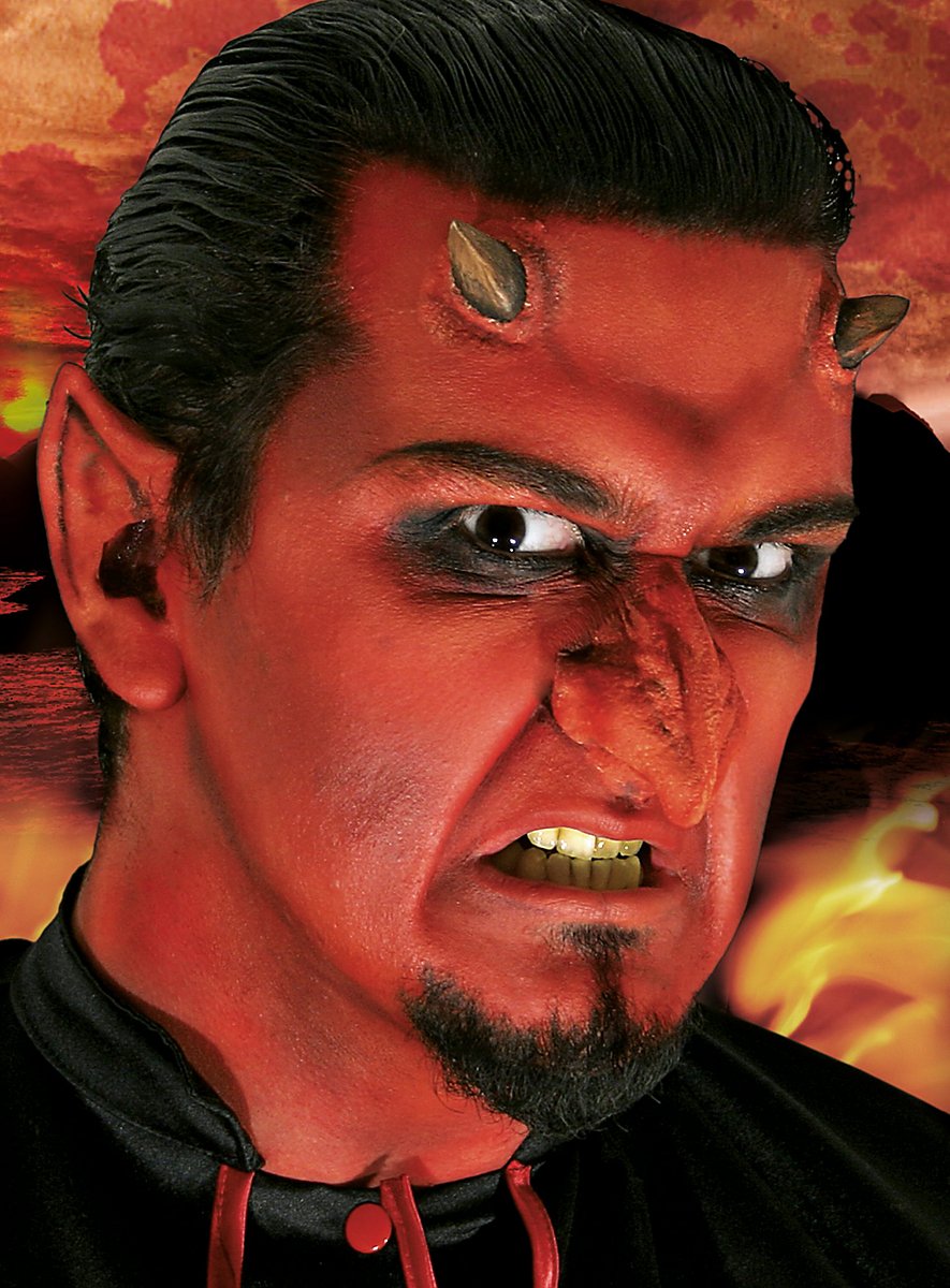 Nariz De Diablo De Látex Con Mastix - maskworld.com