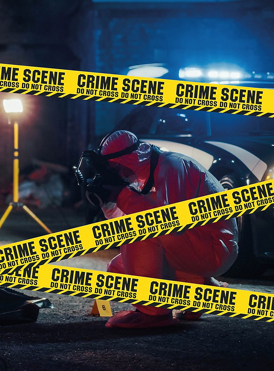 "Nastro barriera "Scena del crimine - maskworld.com