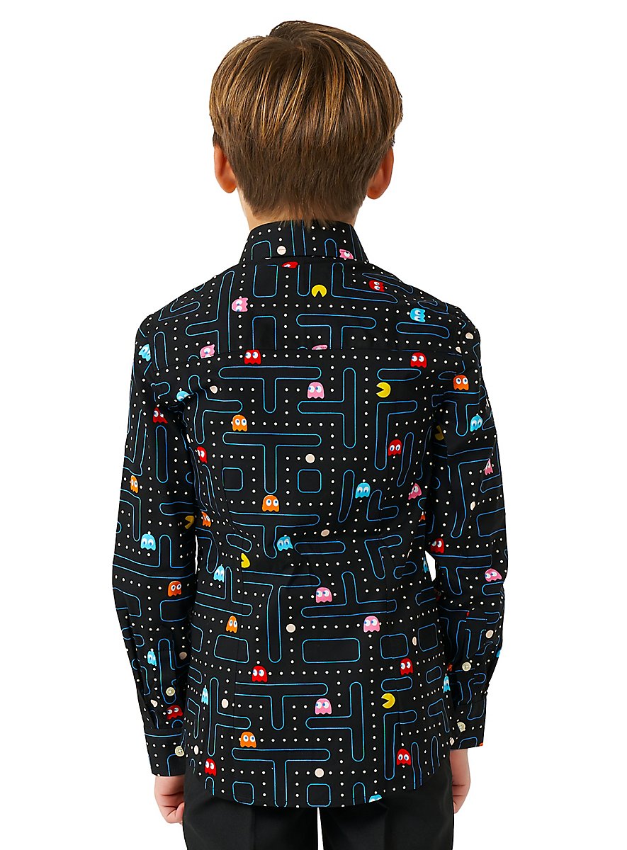 OppoSuits Boys Pac-Man Kinder Hemd - maskworld.com