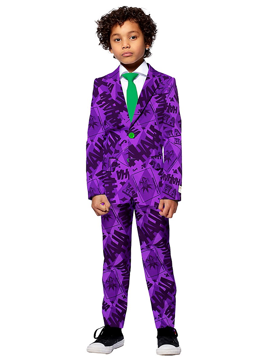 OppoSuits Boys The Joker Suit for Kids - maskworld.com