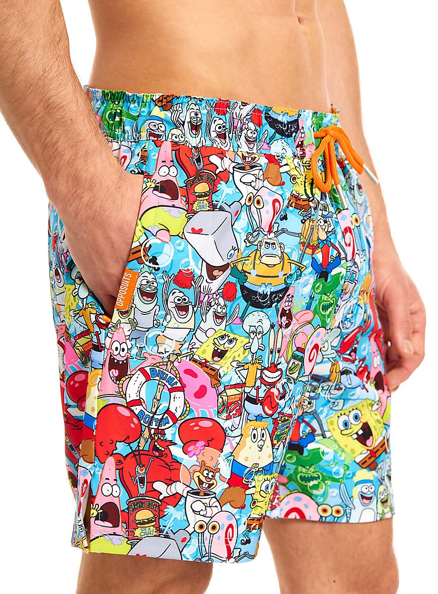OppoSuits Spongebob Frenzy swimming trunks - maskworld.com