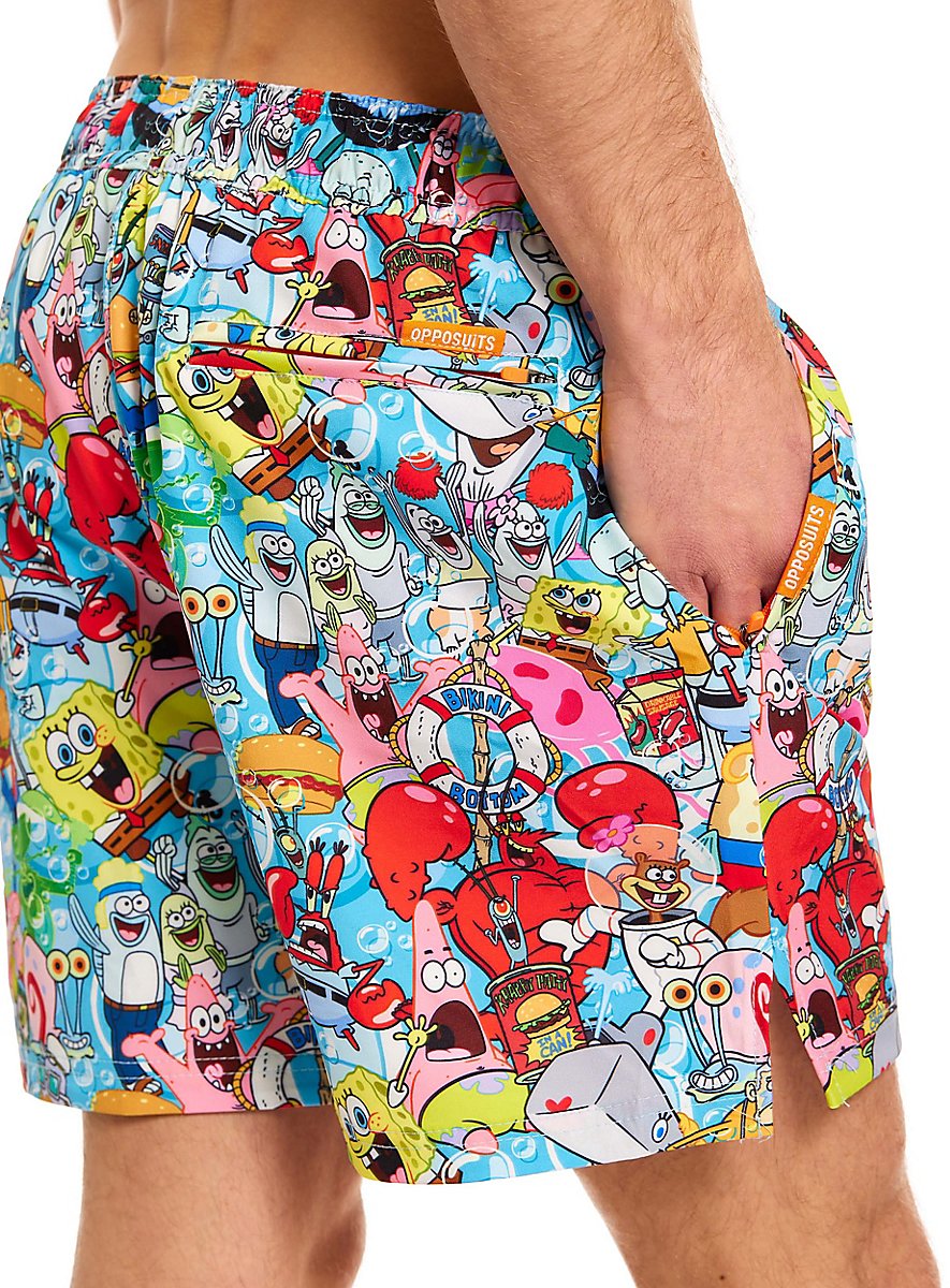 OppoSuits Spongebob Frenzy swimming trunks - maskworld.com