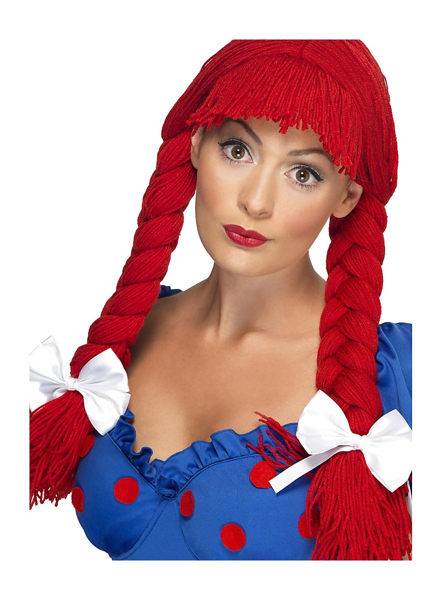 Parrucca rossa da bambola - maskworld.com