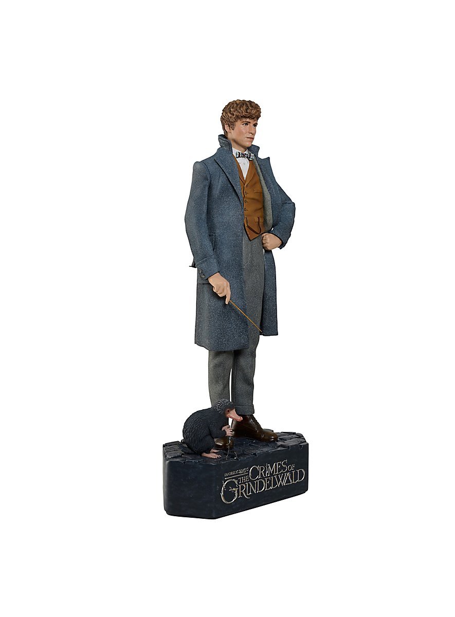Phantastische Tierwesen - Newt Scamander mit Niffler Life-Size Statue ...