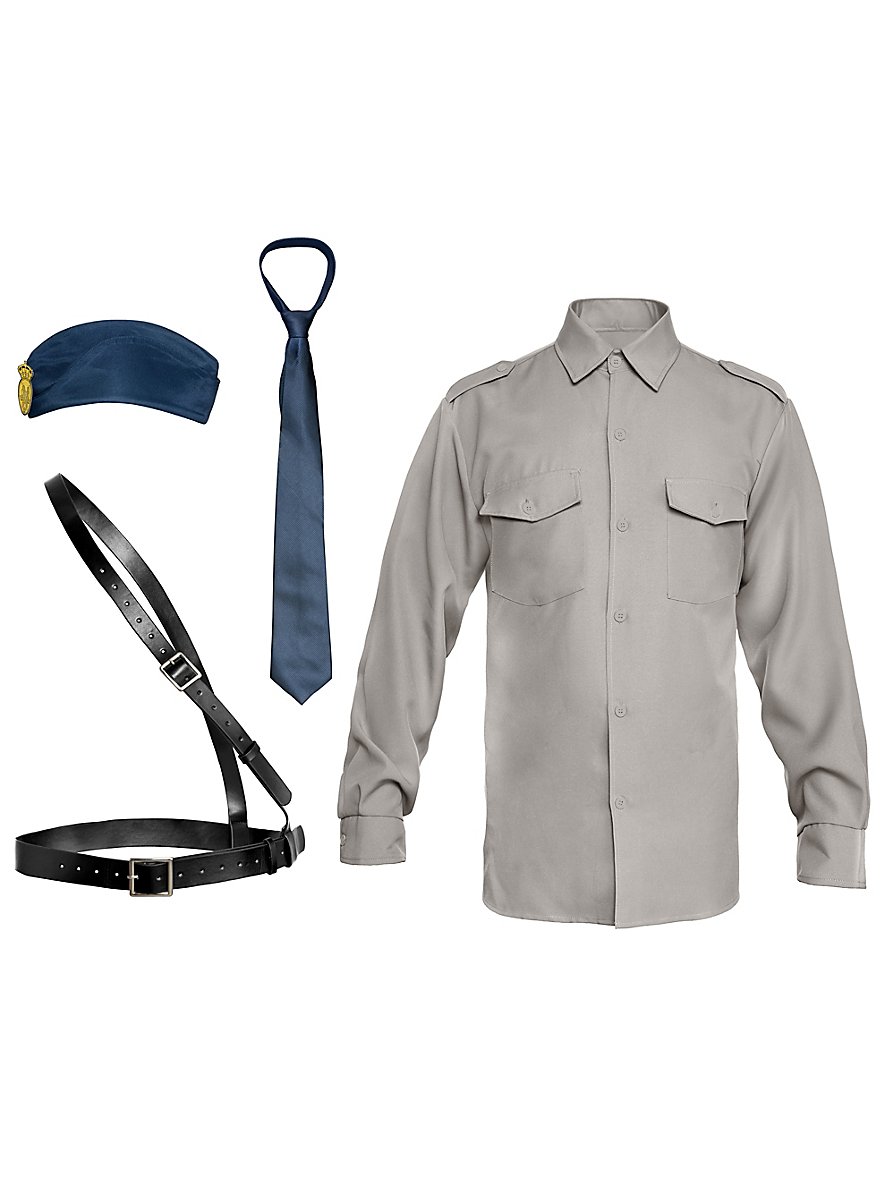 Pippi Longstocking - Kling and Klang police costume - maskworld.com