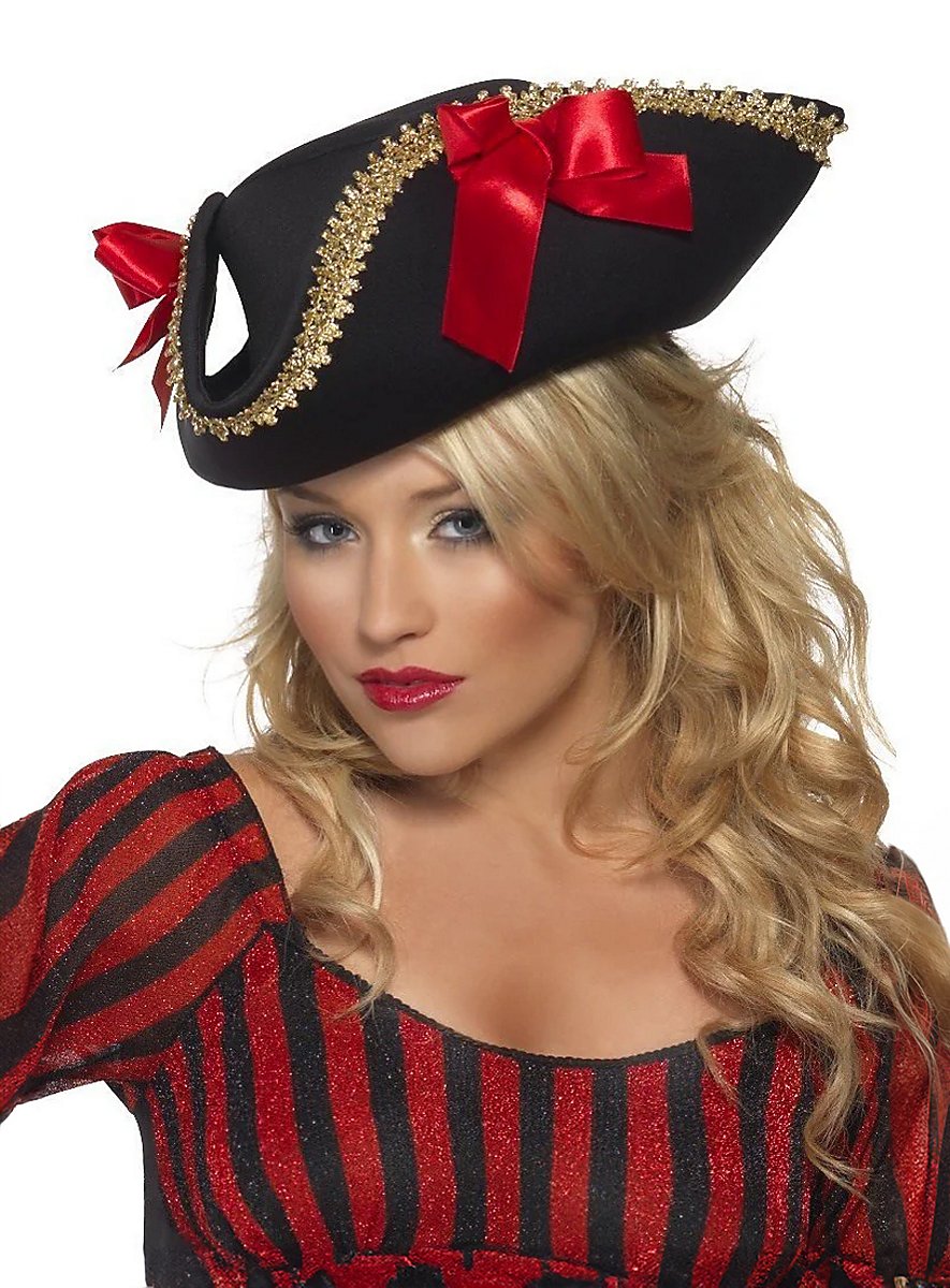 Piratenlady Driekante Steek - maskworld.com