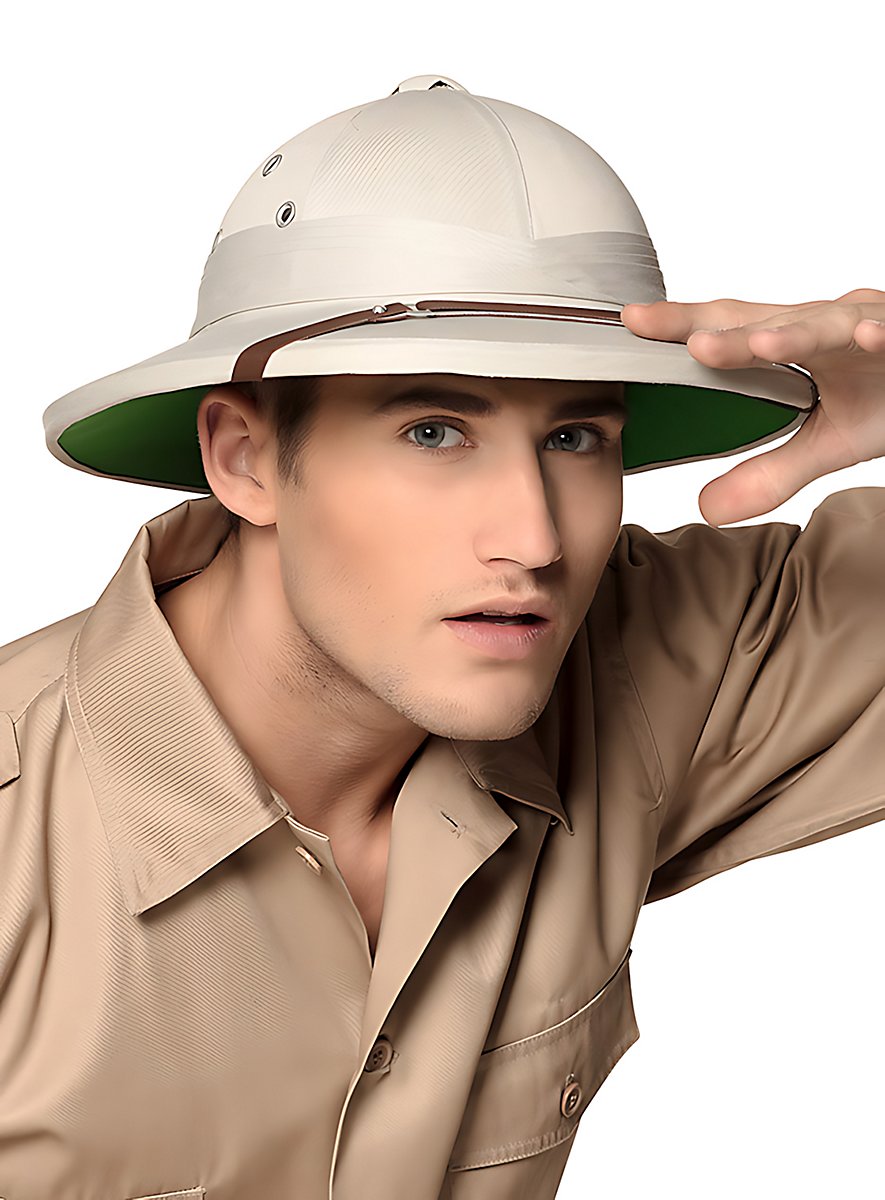 Pith Helmet light gray - maskworld.com