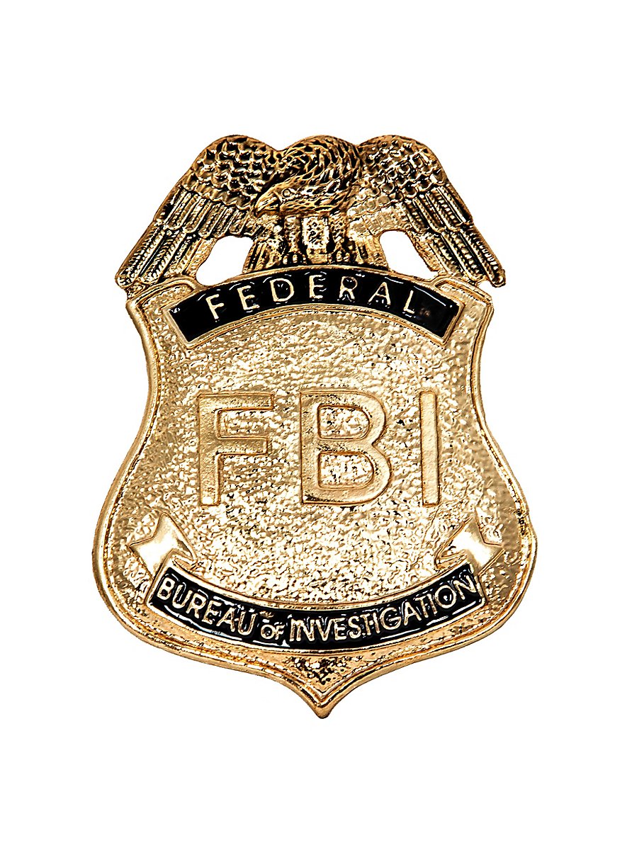 Placa Del FBI - maskworld.com