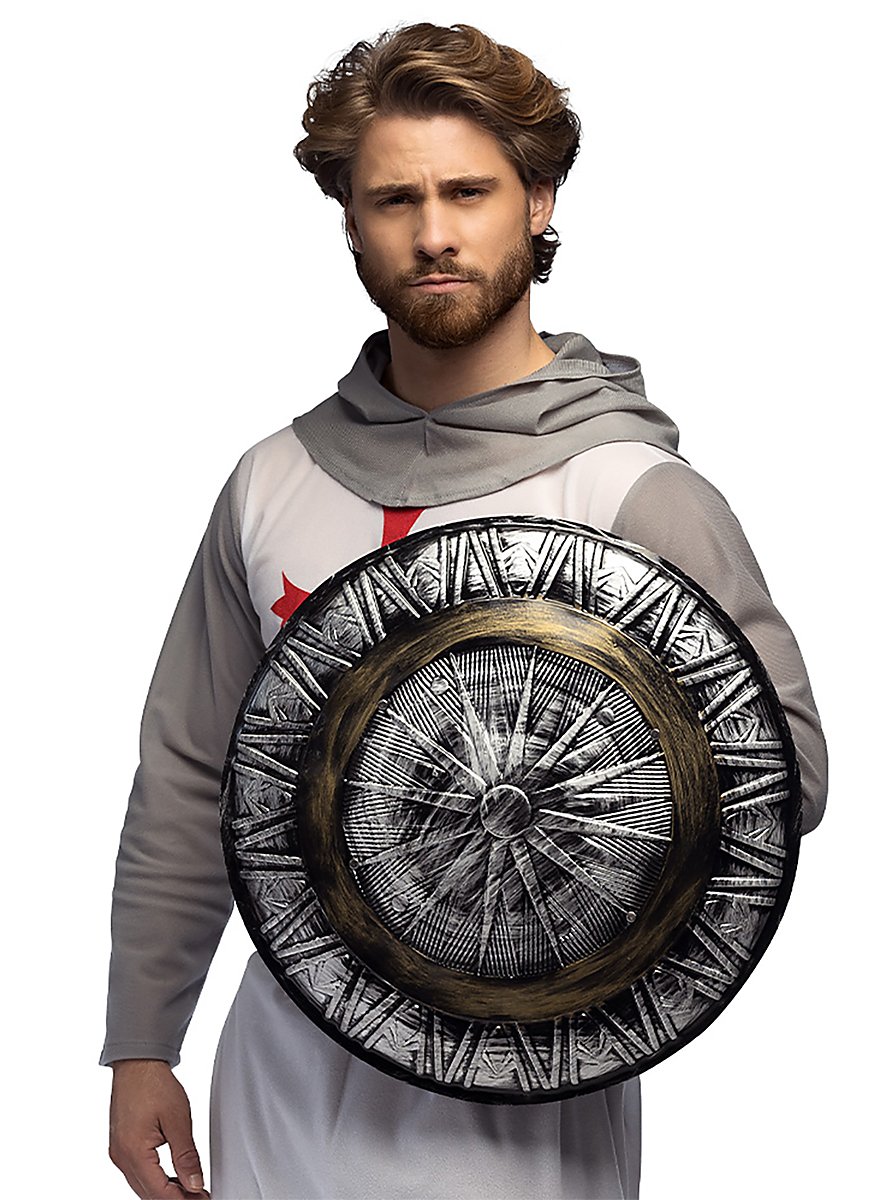Plastic round knight shield - maskworld.com