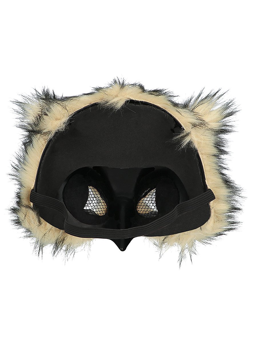Plush owl half mask - maskworld.com