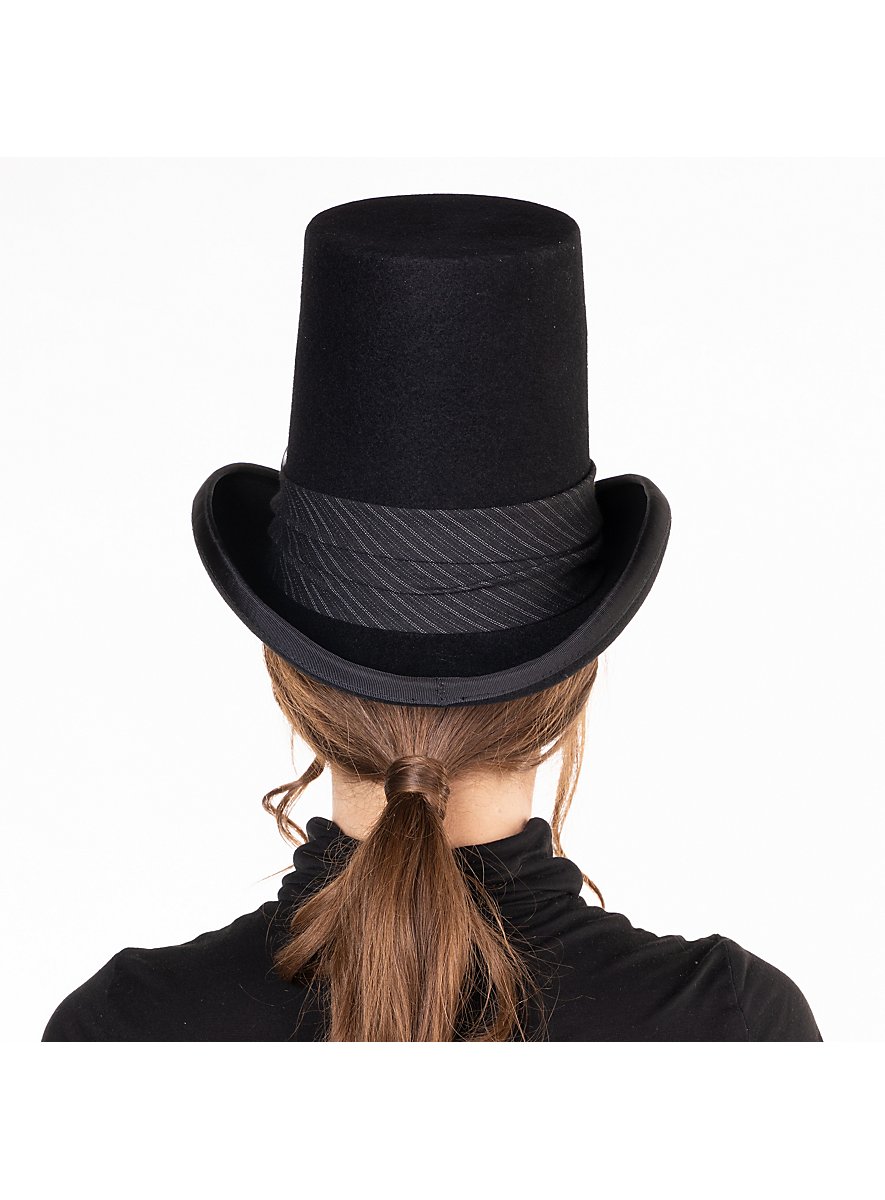 Puritan Wool Felt Hat – Black “Capotain” - maskworld.com