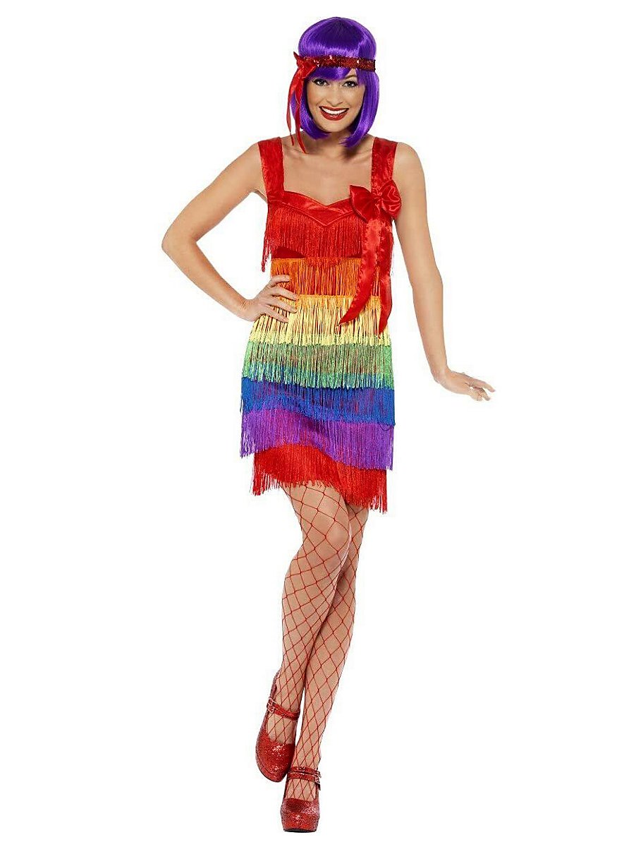 Rainbow flapper costume - maskworld.com