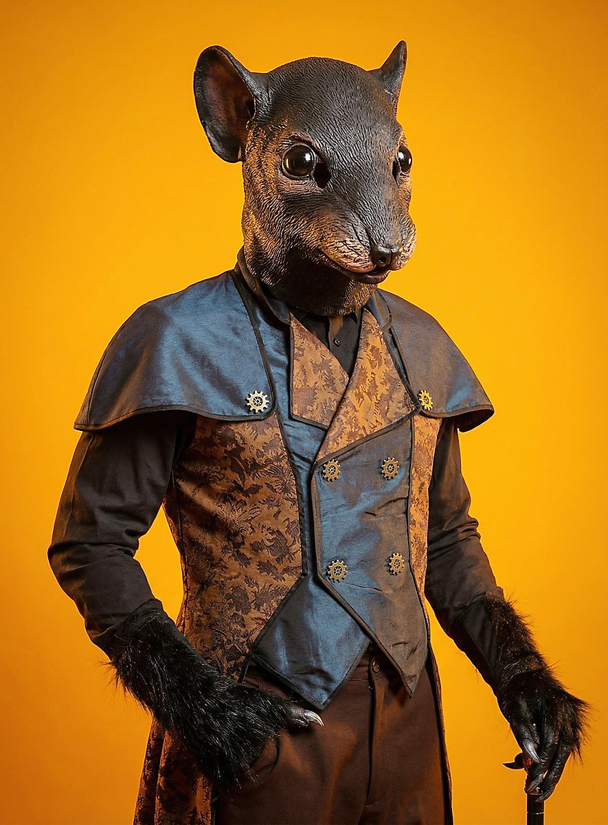 Rat Latex Full Mask - maskworld.com