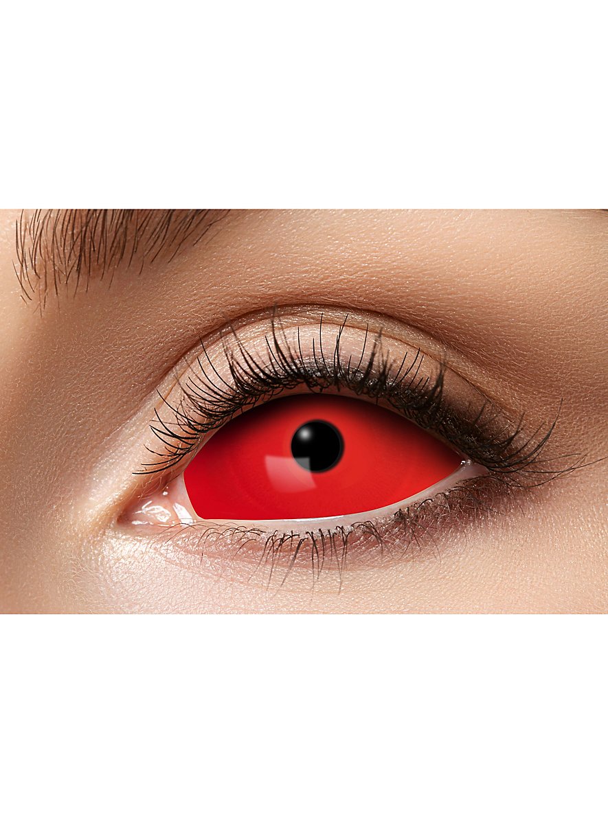 Red Eye Sclera Contact Lenses - maskworld.com