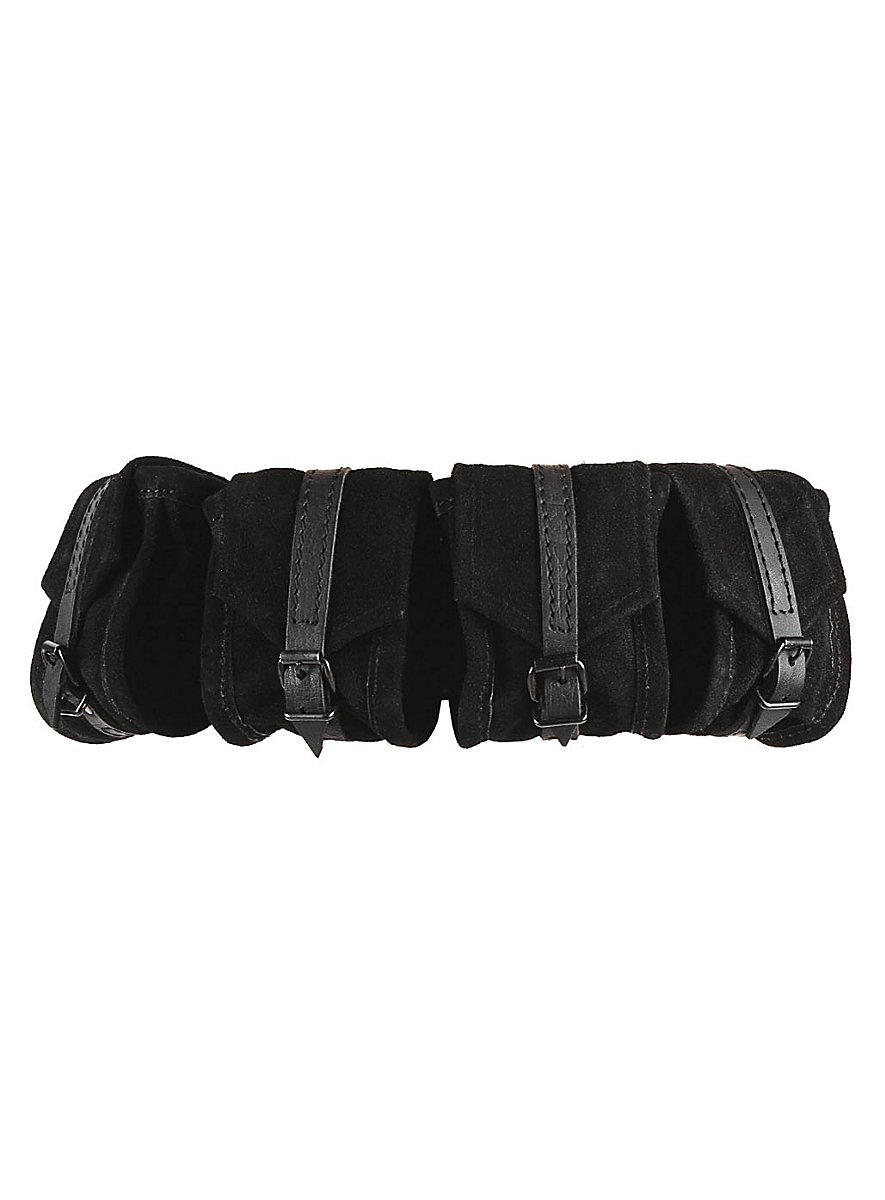 Riemtassenset - Friedhelm, Zwart - maskworld.com