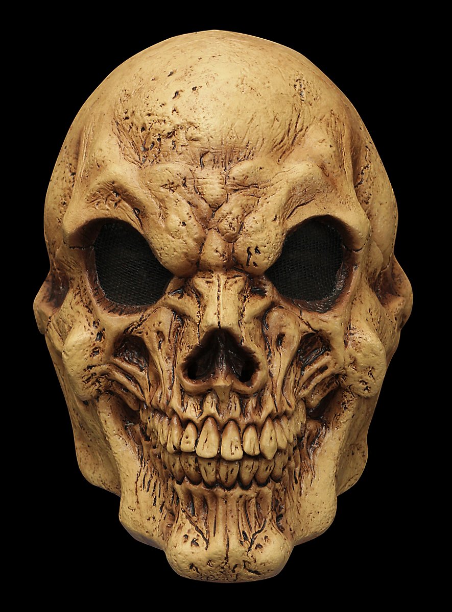 Rottende Schedel Masker Van Gruwel - maskworld.com