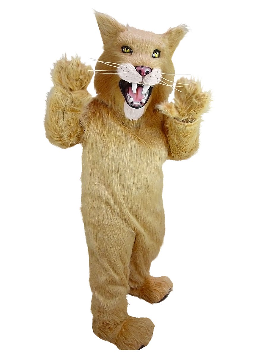 Saber-tand Tiger Maskot - maskworld.com