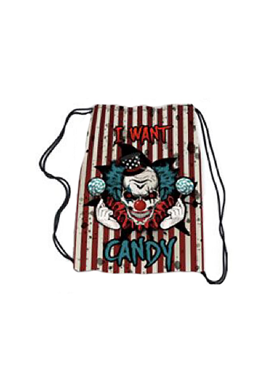 Sac en tissu Halloween - Candy Clown - maskworld.com
