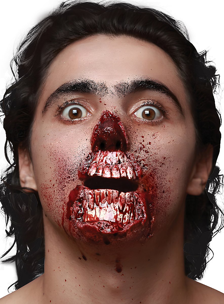 Scraped Face Latex Application - maskworld.com