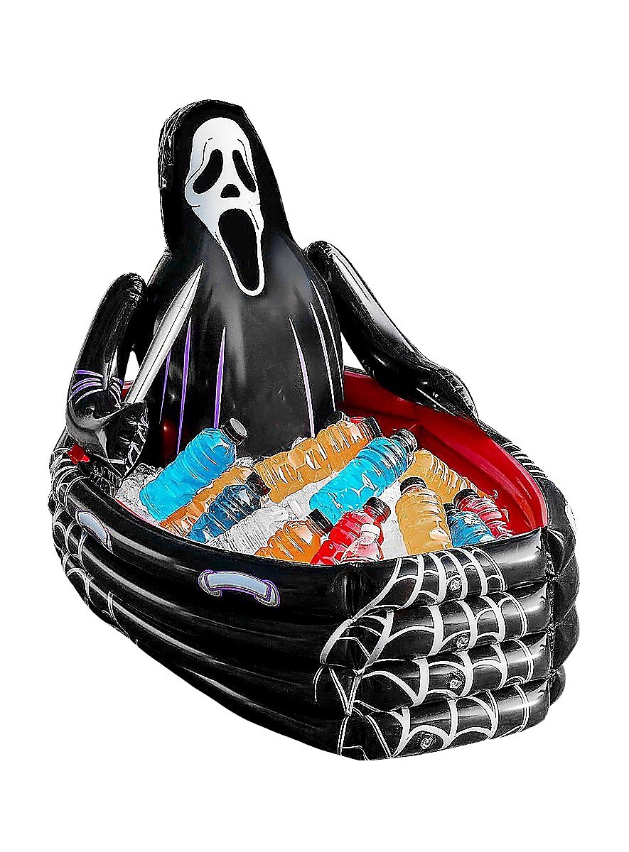 Scream - Ghostface inflatable coffin drink cooler - maskworld.com
