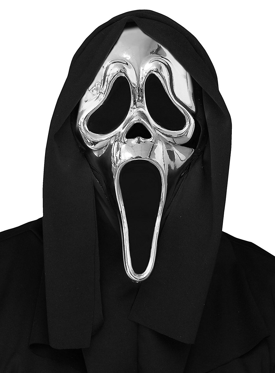Scream Masker Zilver | ★ Ghostface Masker ★ - maskworld.com