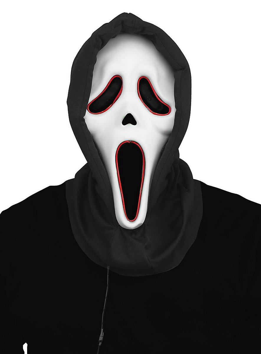 Scream - Masque à LED Ghostface - maskworld.com