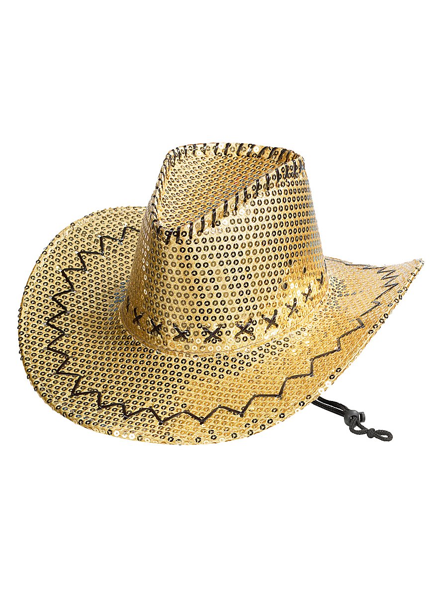 Sequined Western Hat - maskworld.com