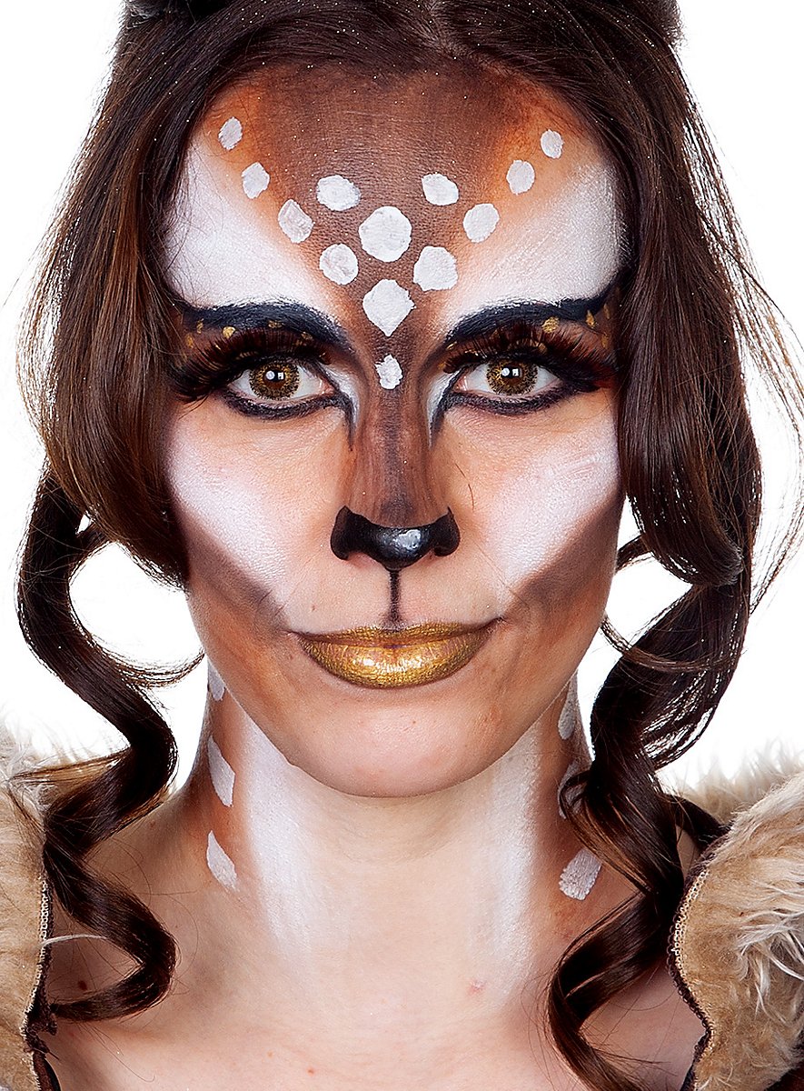 Set de maquillage biche brun - maskworld.com