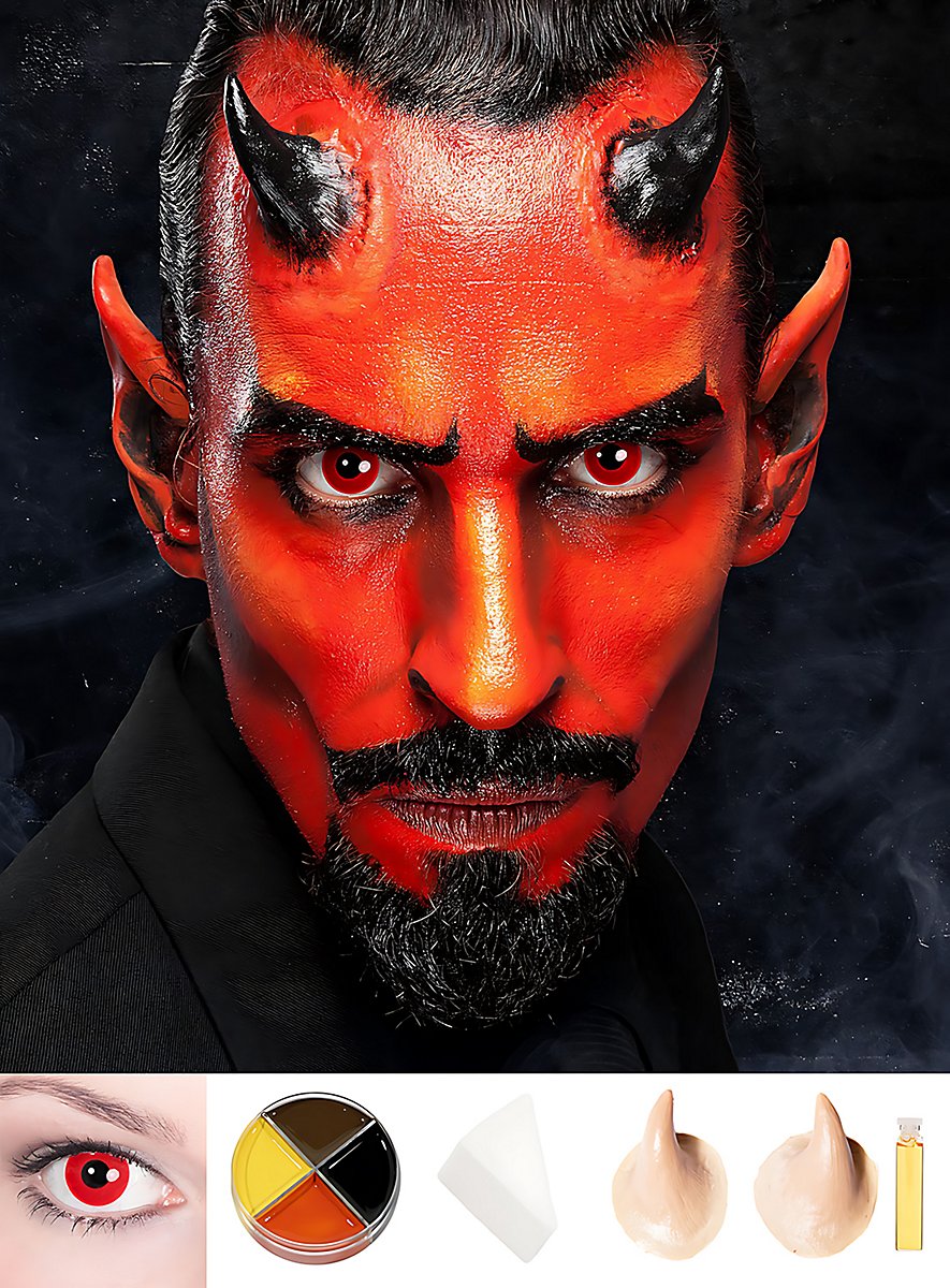 Set per il trucco da diavolo | Set per il trucco di Halloween ...