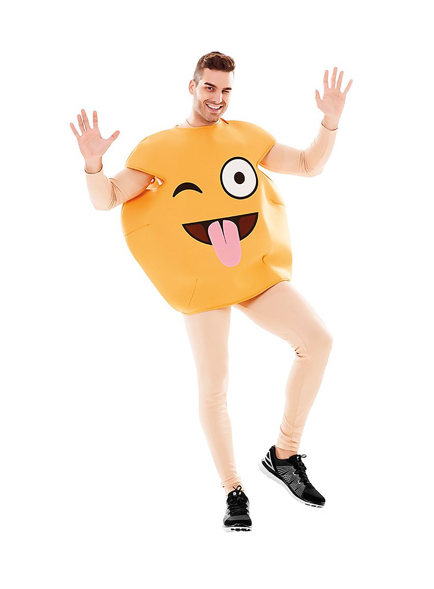 Silly smiley emoji costume - maskworld.com