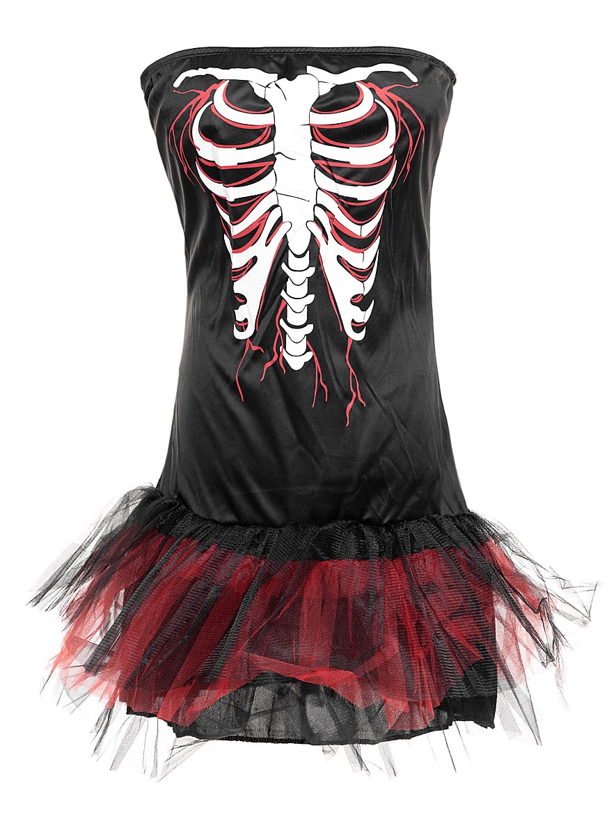 Skeleton tutu dress - maskworld.com