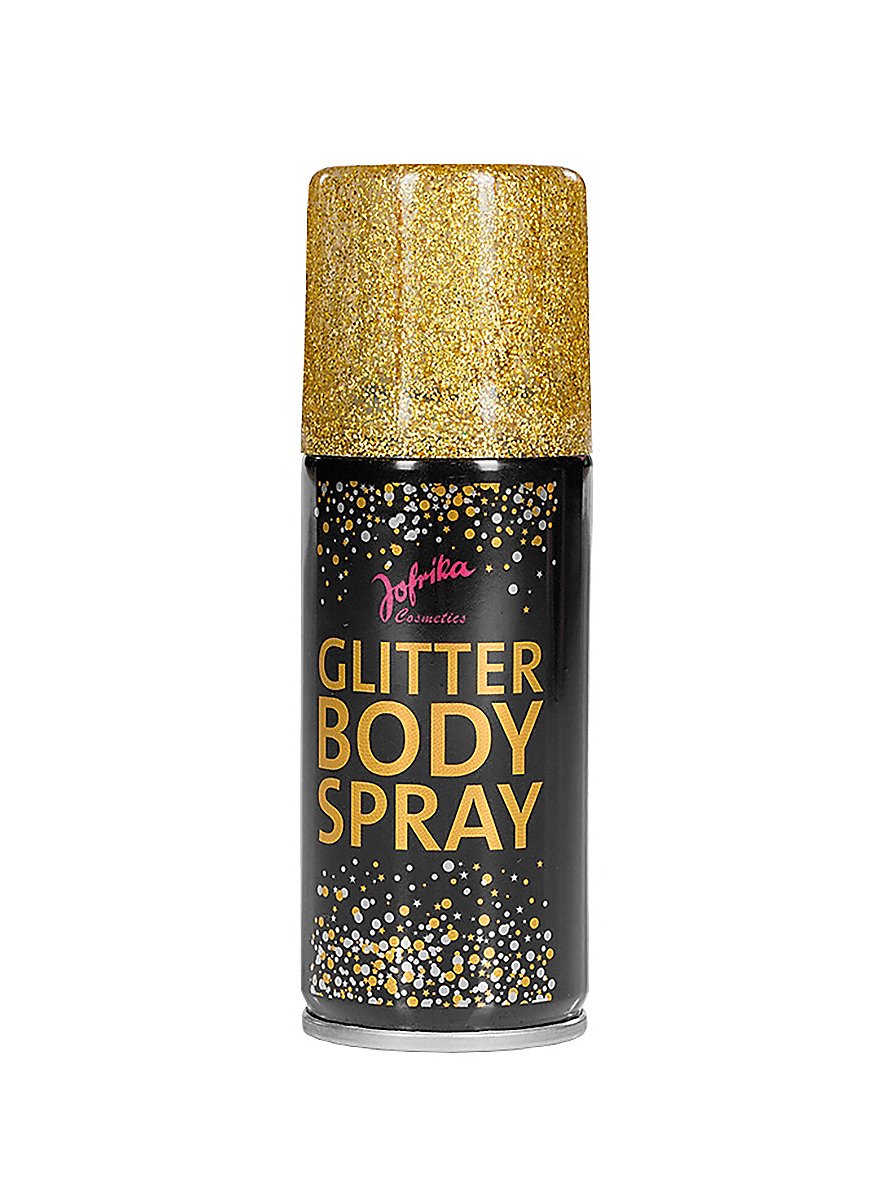 Spray corpo glitterato oro 100 ml - maskworld.com